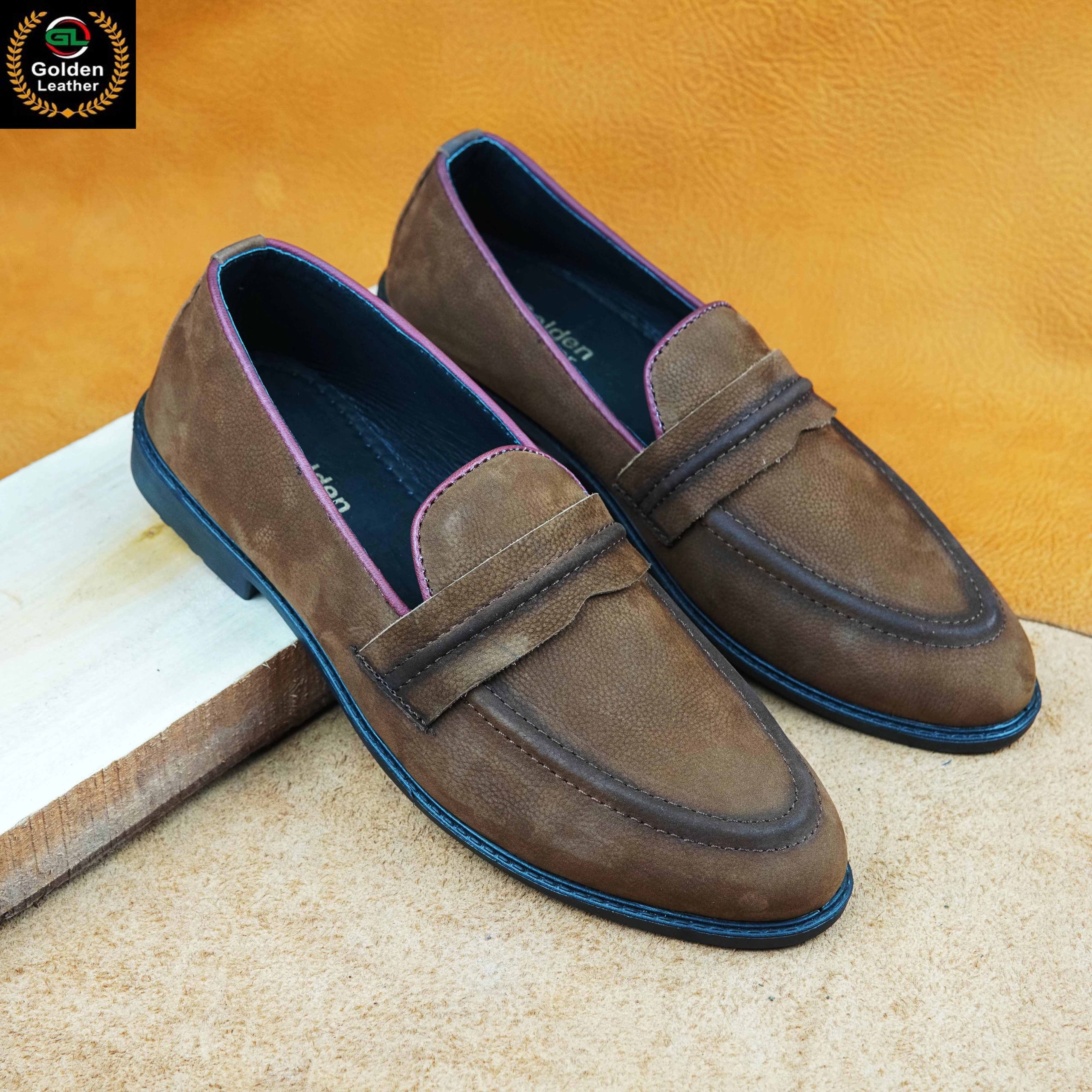 GL Genuine Leather Cycle Shoes For Men | Brogue Lace Up Office Footwear ...